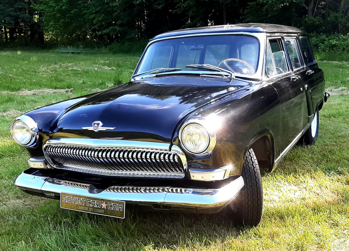 Volga GAZ 22 WAGON BLACK – 1971 – Soviet car Shop: Classic USSR cars ...